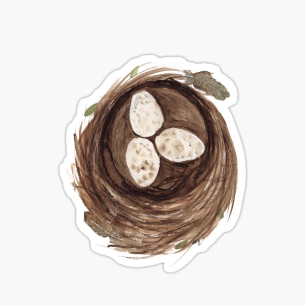 "nest" Sticker by JynxieB | Redbubble