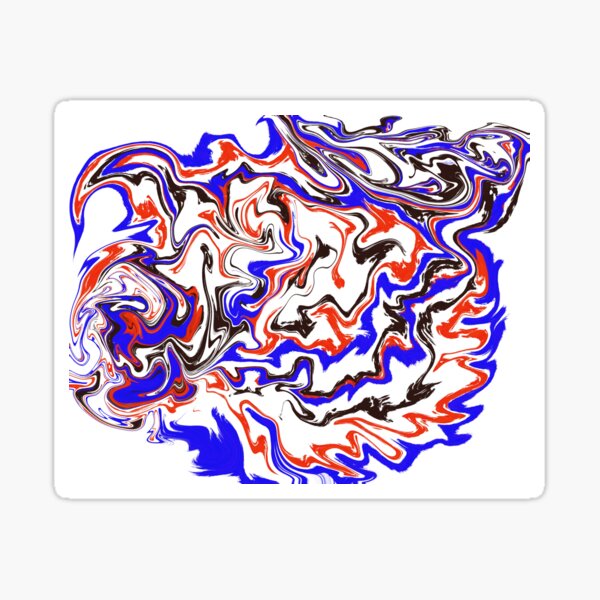 "Black and Blue Phoenix" Sticker for Sale by headtrackerart | Redbubble