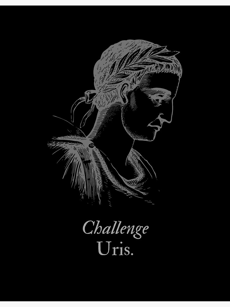 "uris challenge uris." Sticker by Yuhyeon | Redbubble