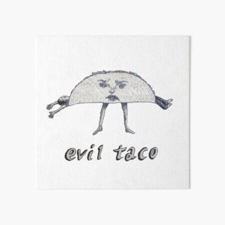 "Evil Taco - Movie Juno Elliot Page" Art Board Print for Sale by ...