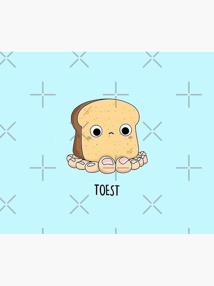 Póster «Toest Toast Toes Juego De Palabras De Dibujos Animados» de ...