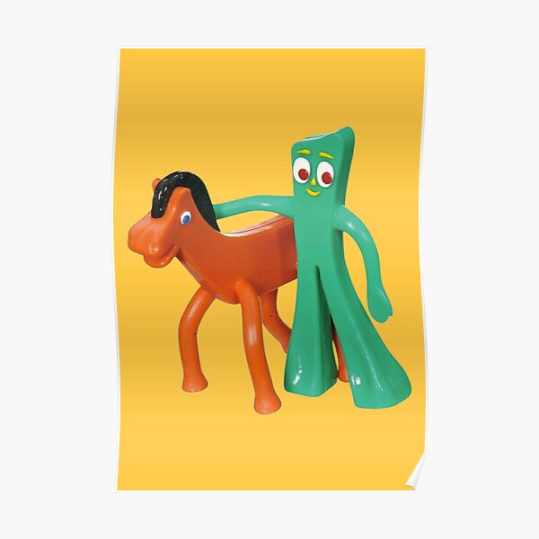 "Gumby and pokey" Poster by nostalgic-stuff | Redbubble