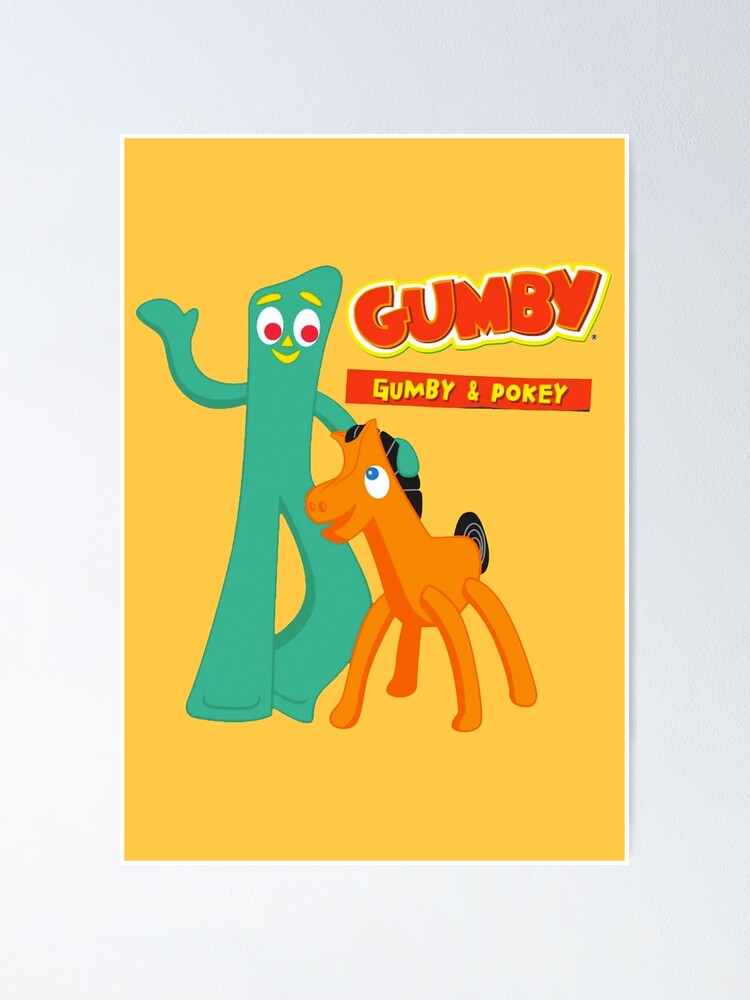 "Gumby and pokey" Poster by nostalgic-stuff | Redbubble