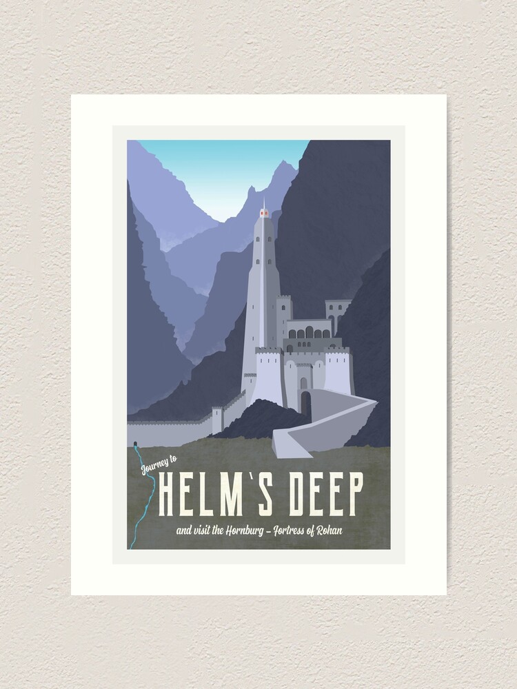 "Helm's Deep Poster" Art Print for Sale by AnriIluridze | Redbubble