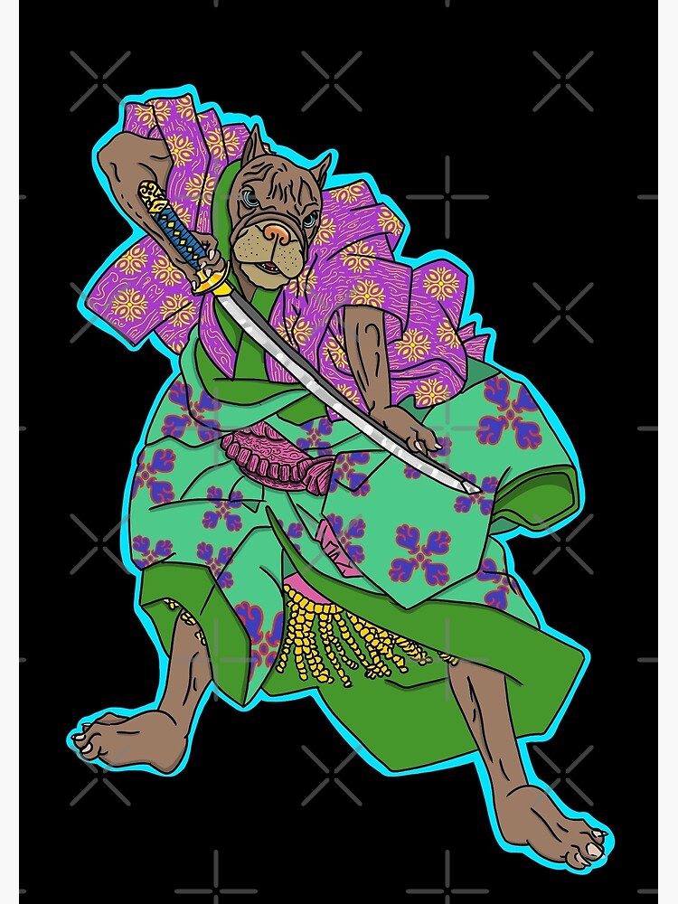 "Demon Guard Dog Samurai" Photographic Print by Riverboy-art | Redbubble