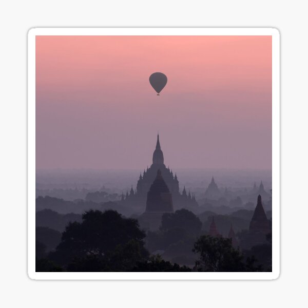 "Bagan Myanmar" Sticker for Sale by Burmesevipes | Redbubble