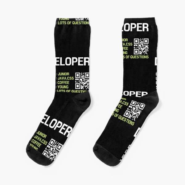 Junior Developer Socks | Redbubble