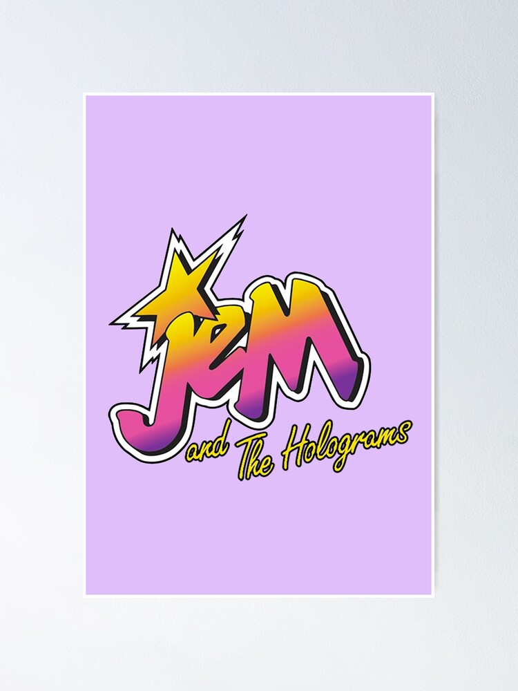 "Jem and the holograms" Poster for Sale by nostalgic-stuff | Redbubble