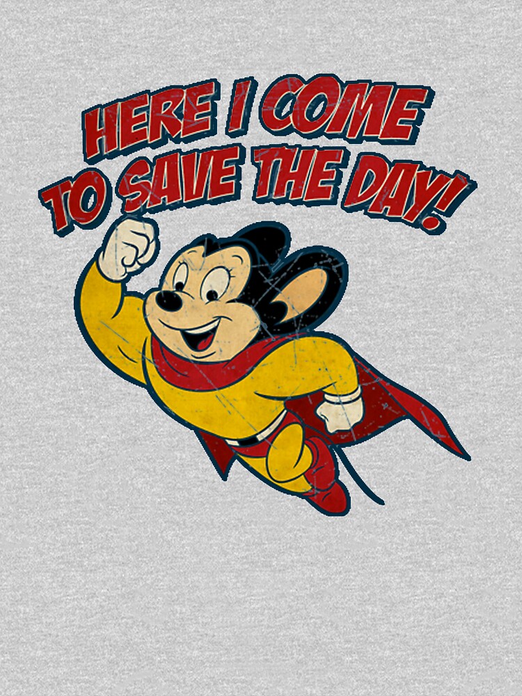 "Vintage Mighty Mouse superhero " T-shirt for Sale by nostalgic-stuff ...