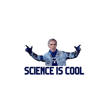 "Science Is Cool" Sticker for Sale by KarmicBeauty | Redbubble