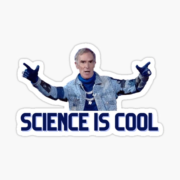 "Science Is Cool" Sticker by KarmicBeauty | Redbubble