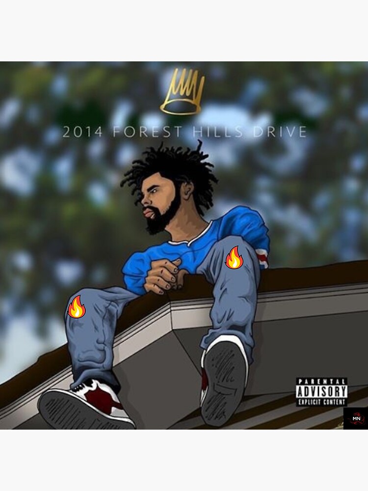 "J.cole 2014 forest hills drive Album Art" Poster by 2pacShop | Redbubble