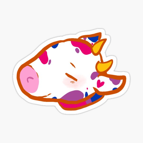 "bisexual pride cow" Sticker for Sale by jgoneee | Redbubble