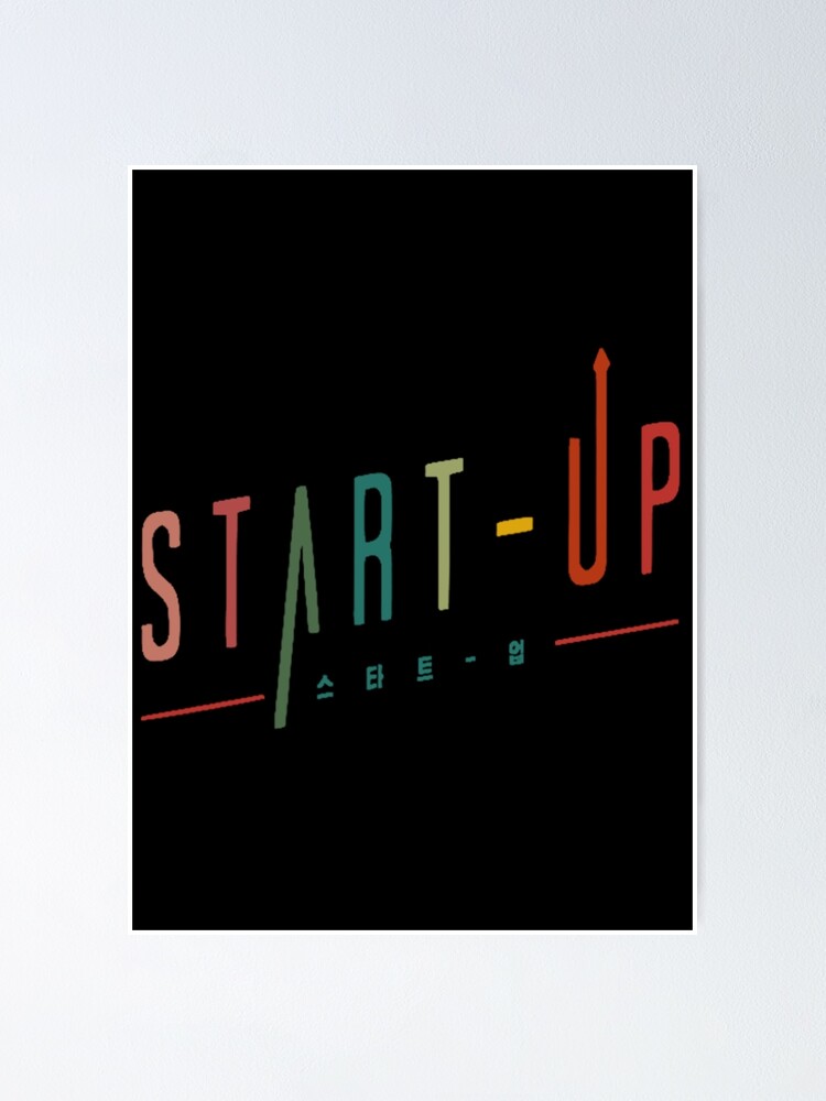 "Startup kdrama logo" Poster for Sale by OhMyDrama | Redbubble
