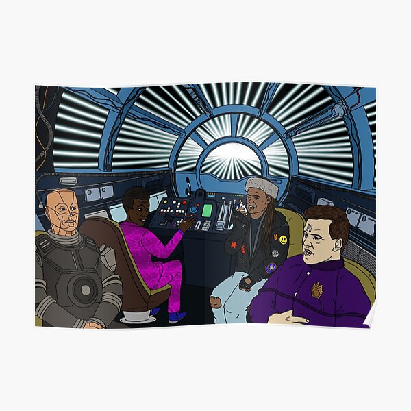 "Red dwarf falcon " Poster by SickNoteLondon | Redbubble