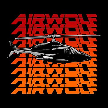 "Airwolf" Sticker for Sale by Ravensclaw3 | Redbubble
