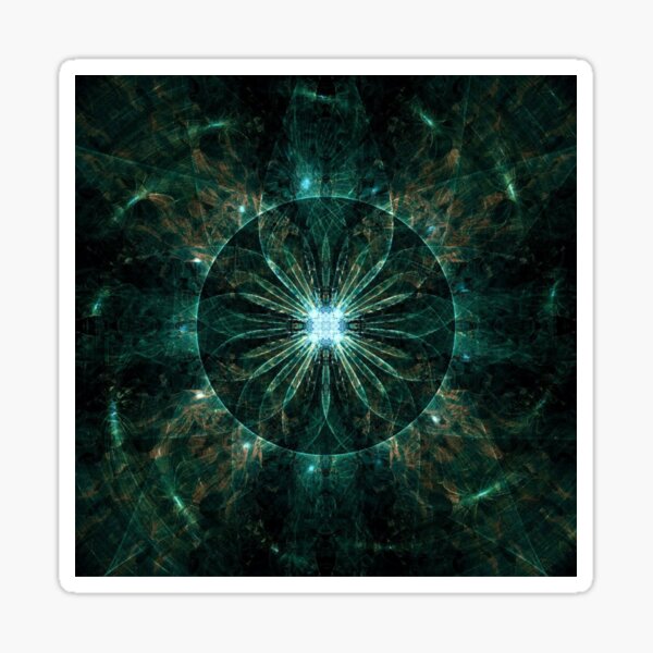 "Ice Flower" Sticker by JasonWolfe | Redbubble