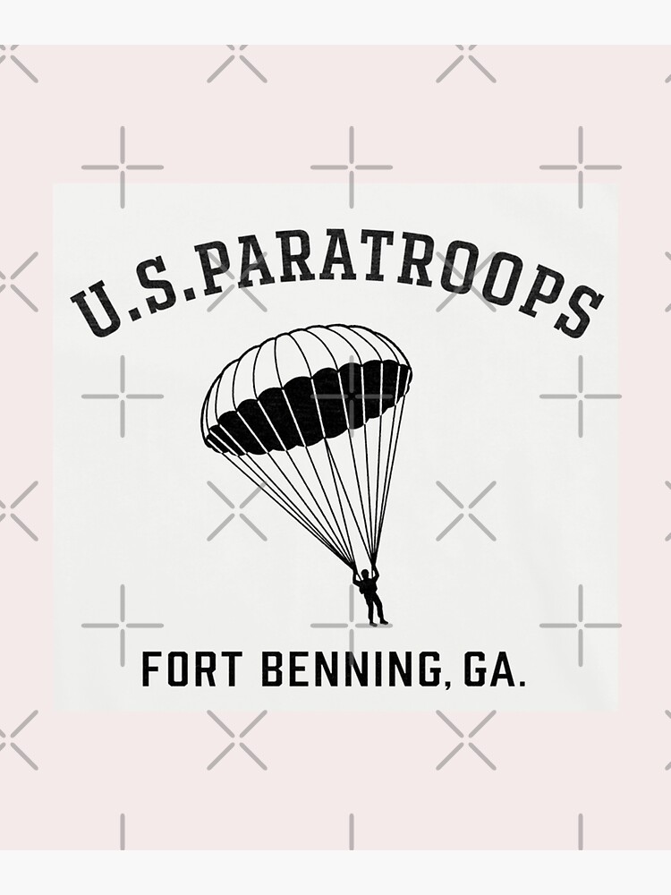 "us paratrooper fort benning" Art Print for Sale by mikoala50 | Redbubble