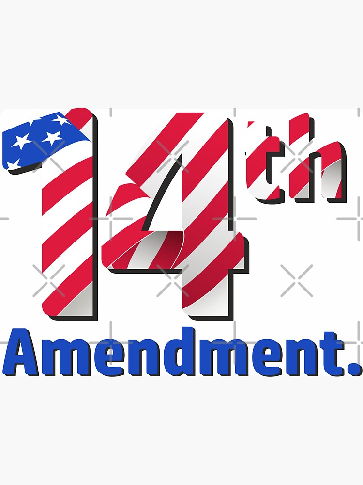 "The Fight for America - 14th Amendment citizen" Sticker for Sale by ...