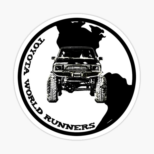"Toyota World Runners " Sticker for Sale by yotaworldrunner | Redbubble