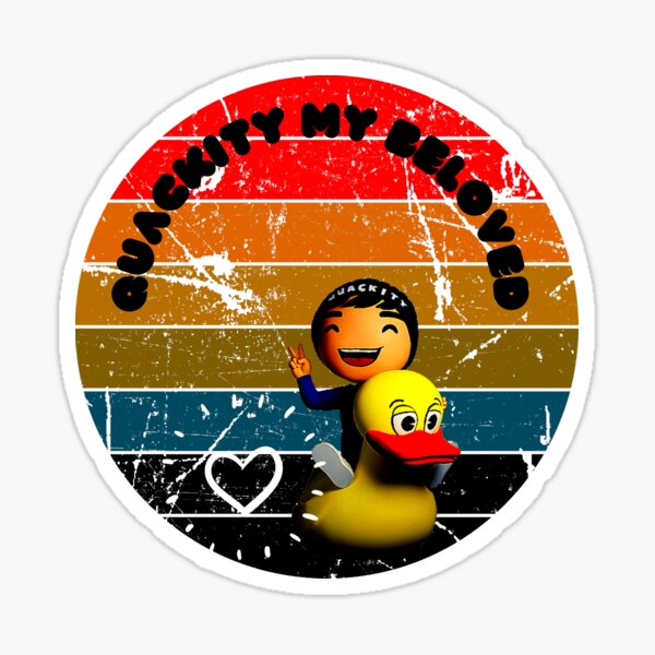 "quackity my beloved" Sticker for Sale by HITOUDESIGN | Redbubble