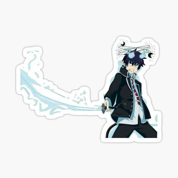 "Rin Okumura// Blue Exorcist" Sticker by midnightly | Redbubble
