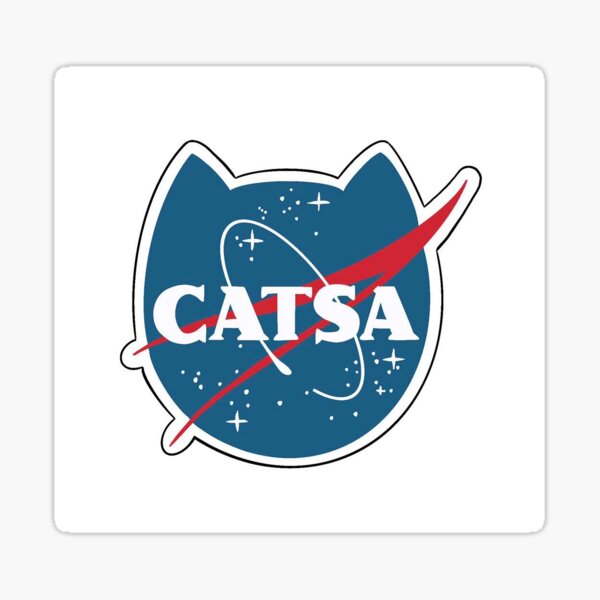 "Catsa sticker" Sticker for Sale by infinity102918 | Redbubble