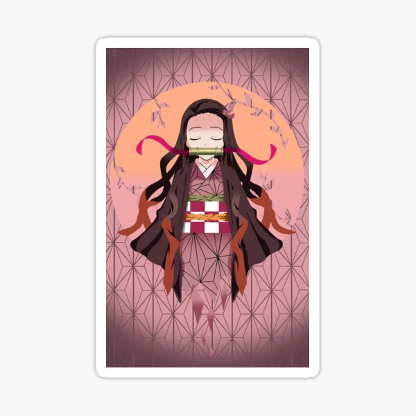 "Nezuko" Sticker by infinity102918 | Redbubble