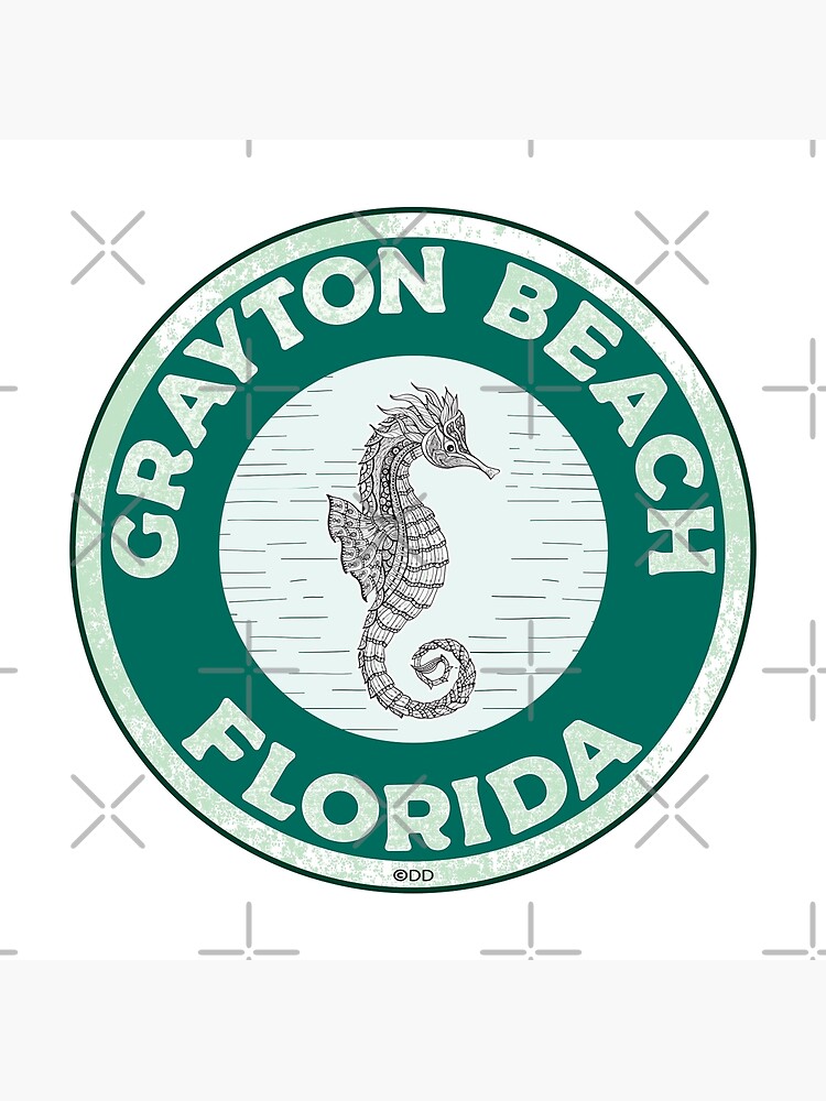 "Grayton Florida Crab 30A 30 A Emerald Coast Walton County" Poster by ...