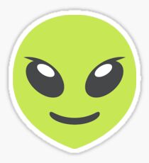 Alien Emoji: Stickers | Redbubble