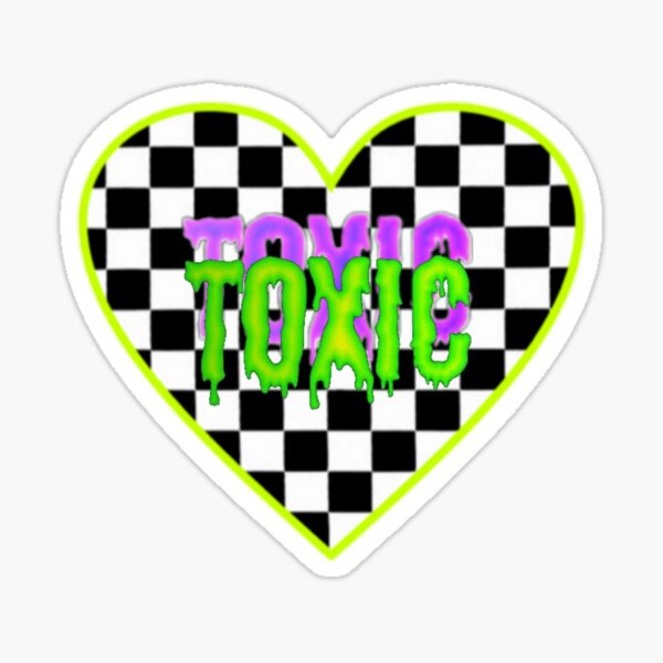 "Toxic Heart" Sticker by Kawaii85 | Redbubble