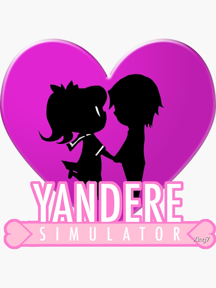 "Yandere Simulator - Yandere Love Print" Sticker for Sale by Xing7 ...