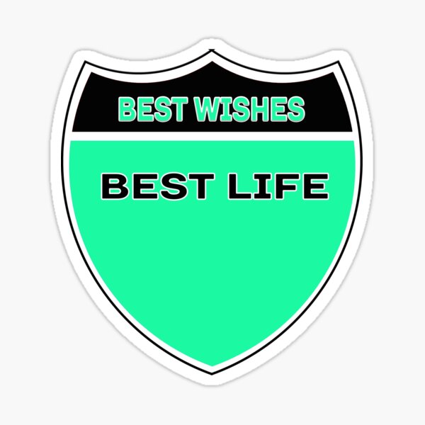 "Very beautiful best life logo" Sticker by BeautifyDesign | Redbubble