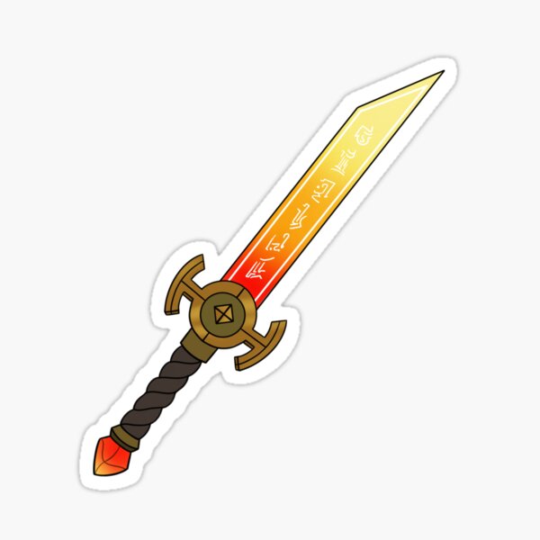 "Sunforge Blade" Sticker for Sale by maplefoot | Redbubble