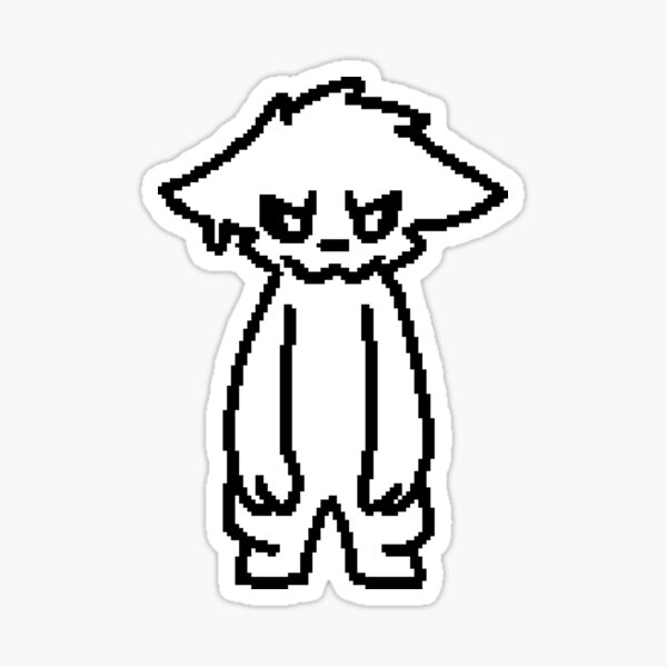 "Changed - White Knight Sprite" Sticker for Sale by KonkeyZhong | Redbubble