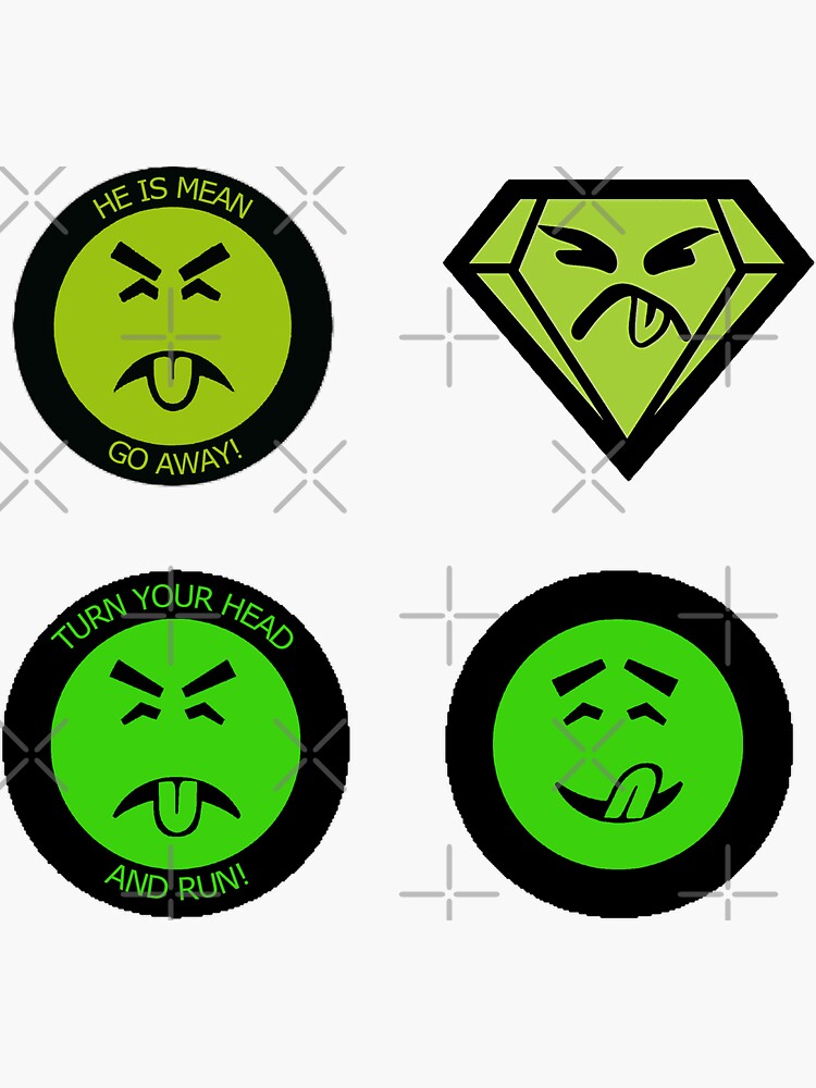 "Mr Yuk pack" Sticker for Sale by neuronic | Redbubble