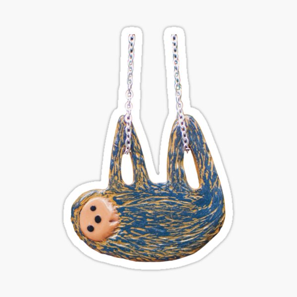 "sloth" Sticker for Sale by lazyslothdesign | Redbubble