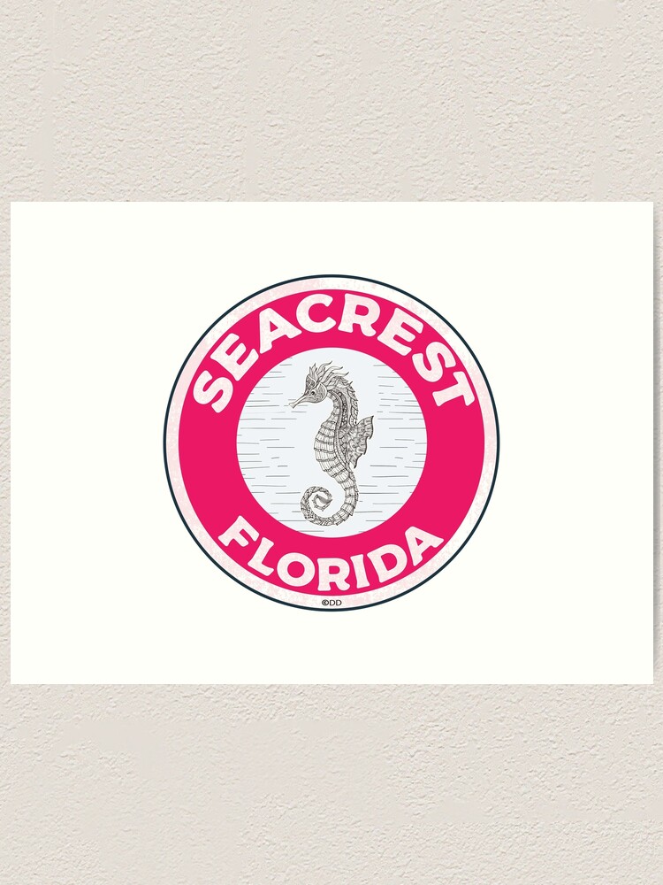 "Seacrest Florida Crab 30A 30 A Emerald Coast Walton County" Art Print ...