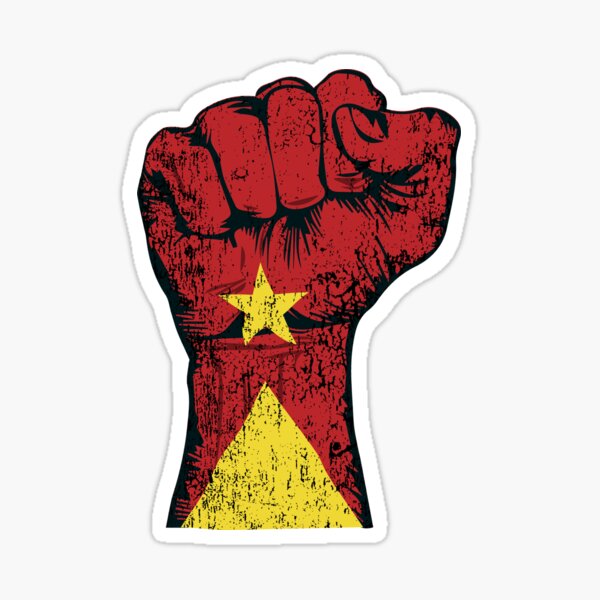 "Tigray Raised Fist" Sticker for Sale by yikunopia | Redbubble