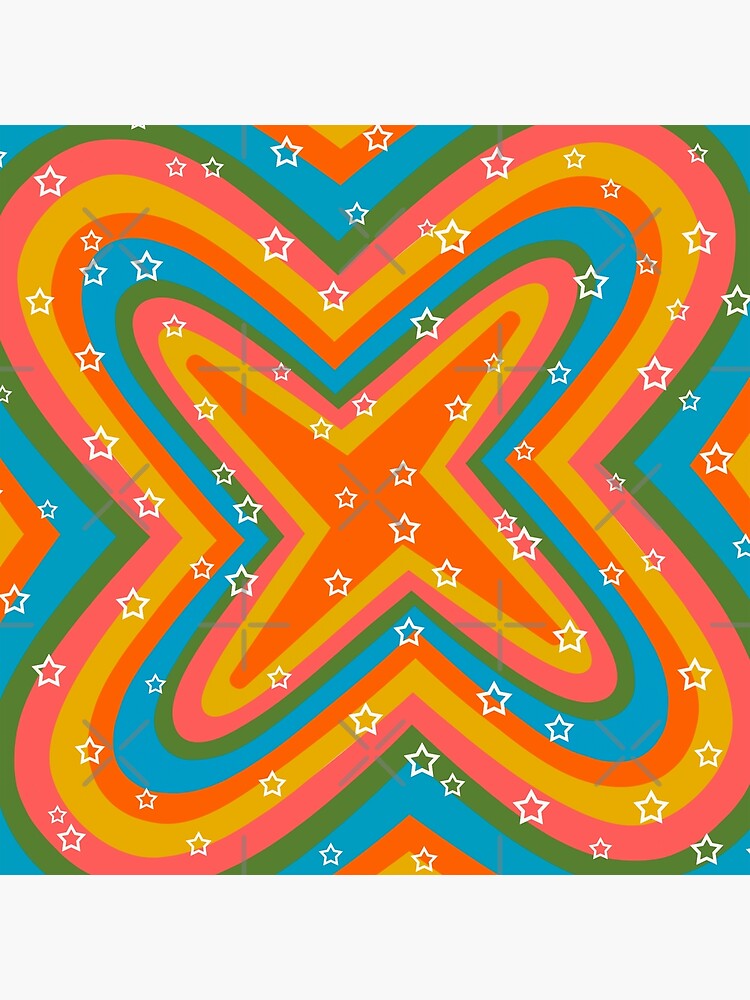 "Retro Stars Vintage 70s" Poster for Sale by trajeado14 | Redbubble