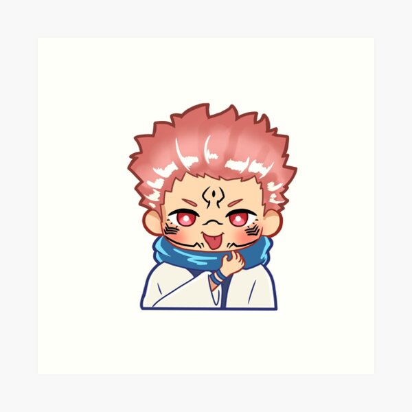"Jujutsu Kaisen Sukuna Chibi" Art Print by IntrovertMochi | Redbubble