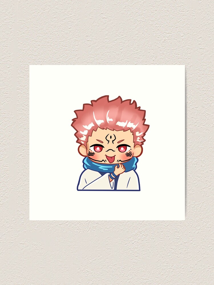 "Jujutsu Kaisen Sukuna Chibi" Art Print by IntrovertMochi | Redbubble