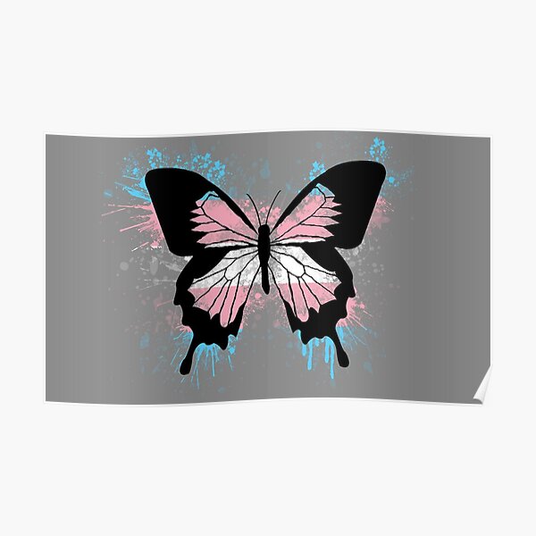 "transgender butterfly" Poster by iember | Redbubble