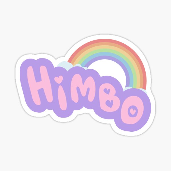"Himbo Rainbow Sticker" Sticker for Sale by liimty | Redbubble
