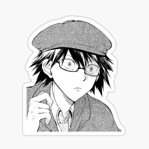 "ranpo" Sticker for Sale by angiecat-art | Redbubble
