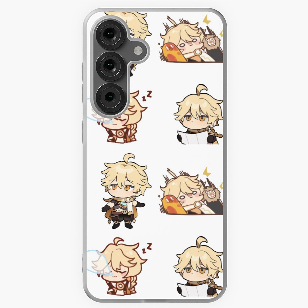 "Aether Chibi Genshin Impact" Sticker for Sale by milkqtea | Redbubble