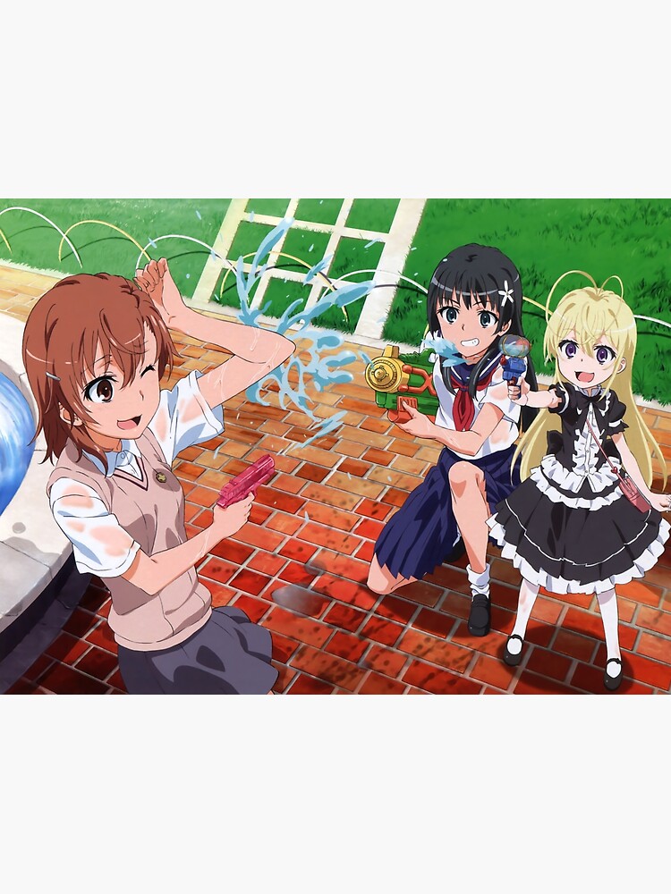 Póster «Serie Toaru - Misaka Mikoto, Saten Ruiko y Febri» de AniSutekka ...