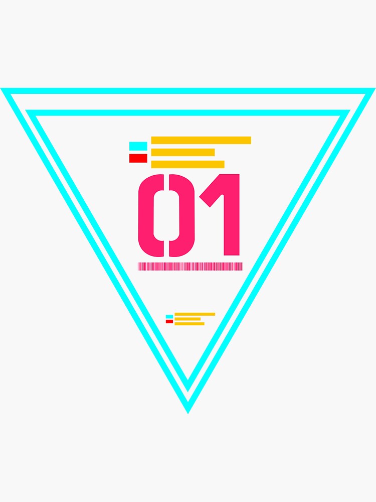 "01 Miku simple" Sticker by steven1352 | Redbubble