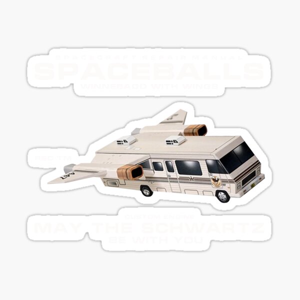 "the car may the schwartz spaceballs art gift for fans" Sticker by ...