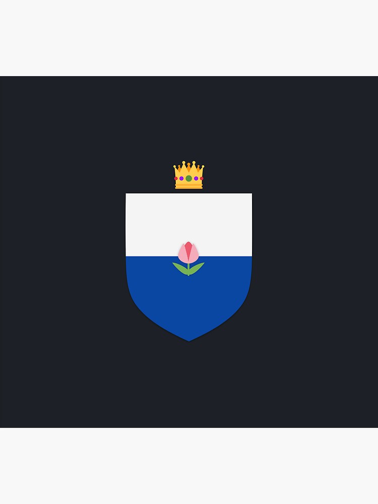 "Emoji Heraldry, A tulip" Sticker for Sale by stockhuman | Redbubble